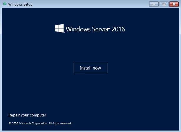 آموزش نصب Windows Server 2016 - Core Mode - راهکارهای جامع دیتاسنتر